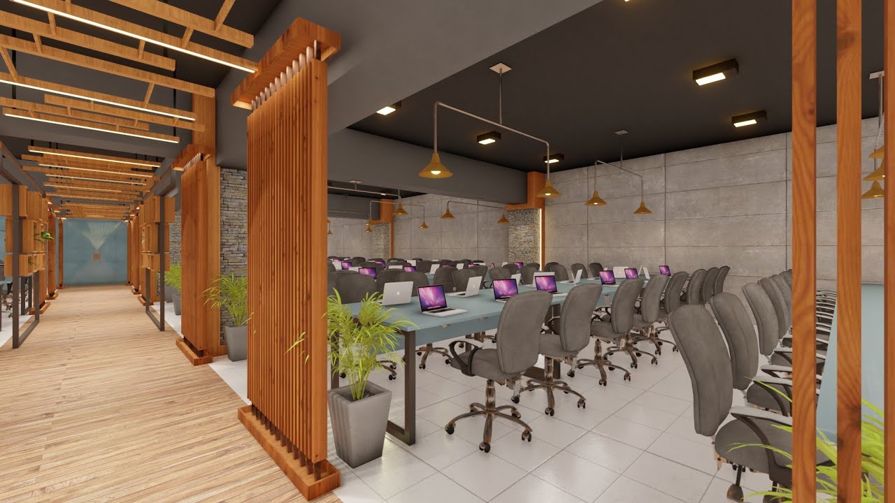 Call Centre 3D interior Animation... #call centre - YouTube