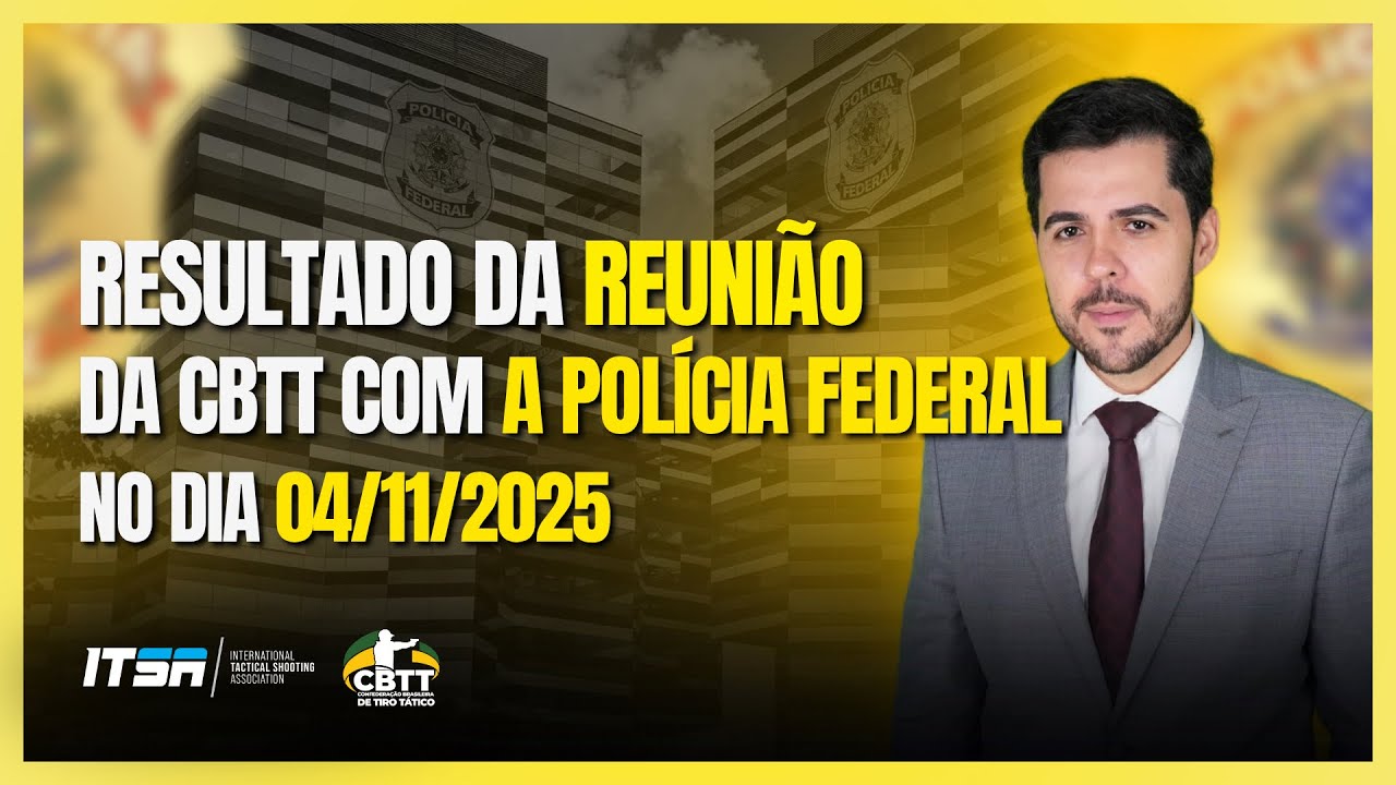 As novidades da reunião CBTT com a PF em 04/11/25 - YouTube