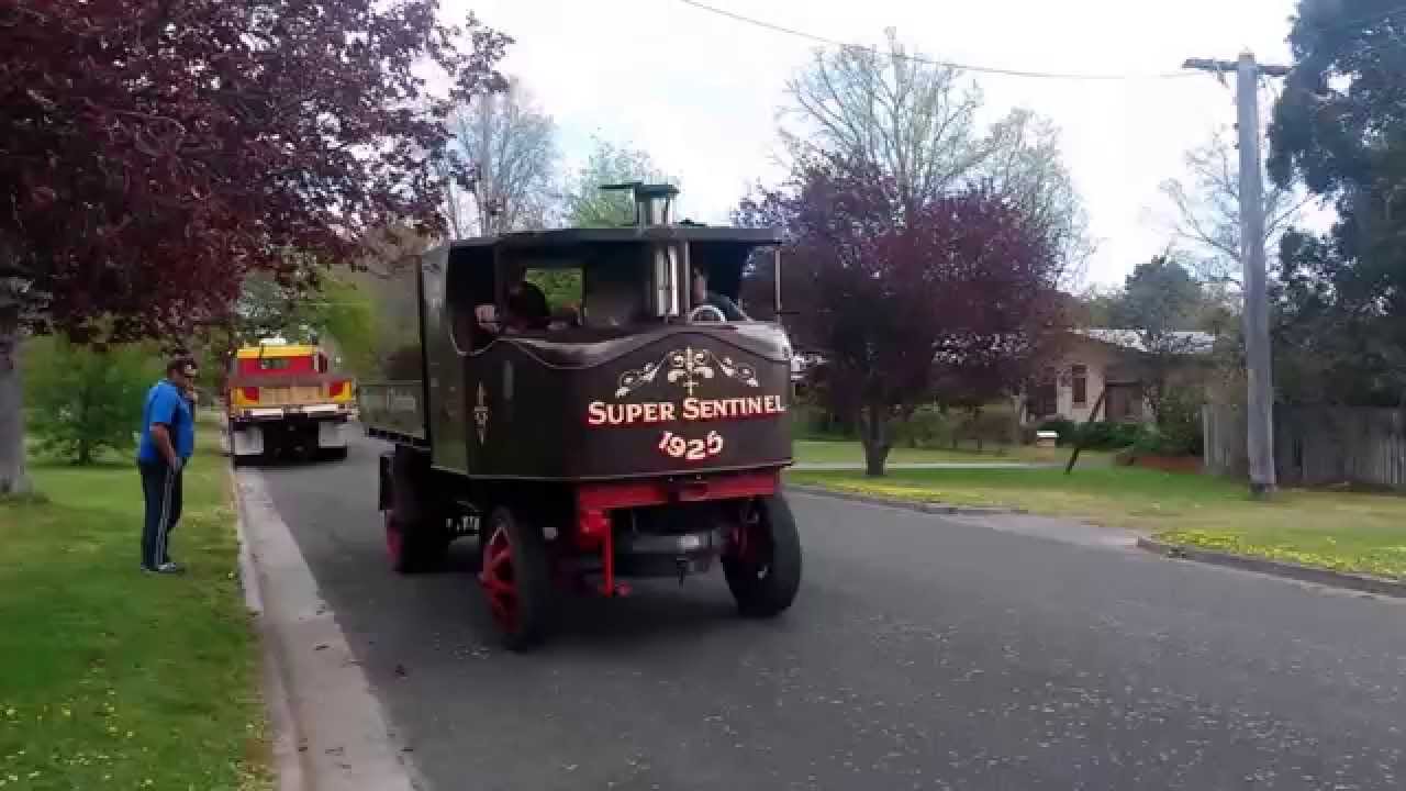 Sentinel steam waggon - YouTube