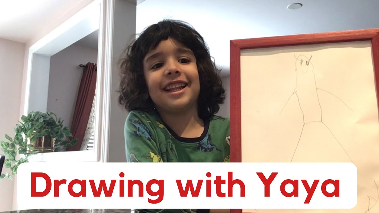 How To Draw Simple Drawings With Yaya / Drawing Tutorial - YouTube