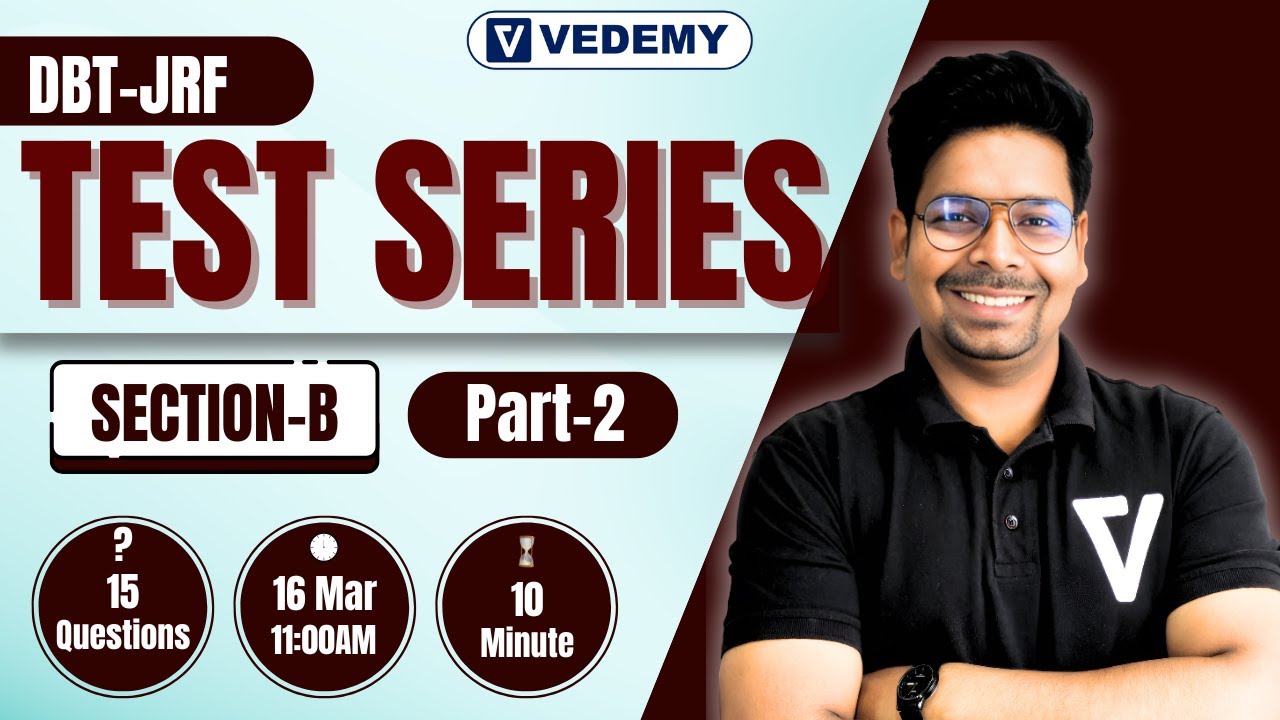 DBT-JRF Test Series | Section B Part 2| Free Test Series | eLearnam ...