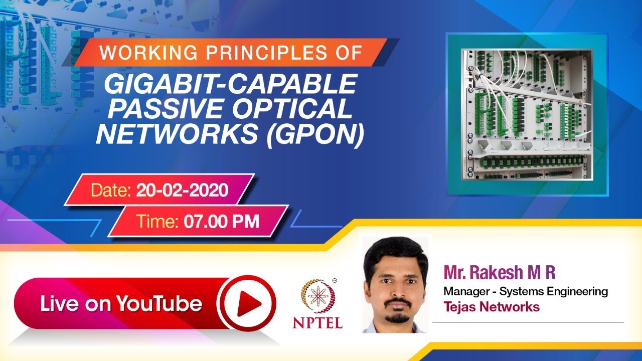 LIVE _ Working principles of Gigabit-capable passive optical networks ...
