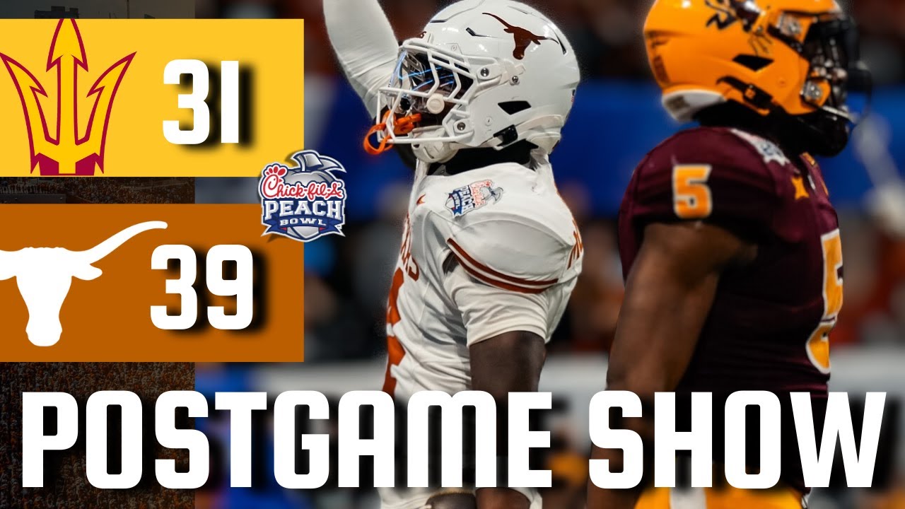 Postgame Live: No. 3 Texas Longhorns Beat No. 12 Arizona State Sun ...