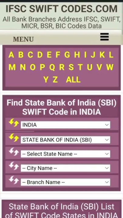 How to find swift code of your bank account || swift code #shorts - YouTube