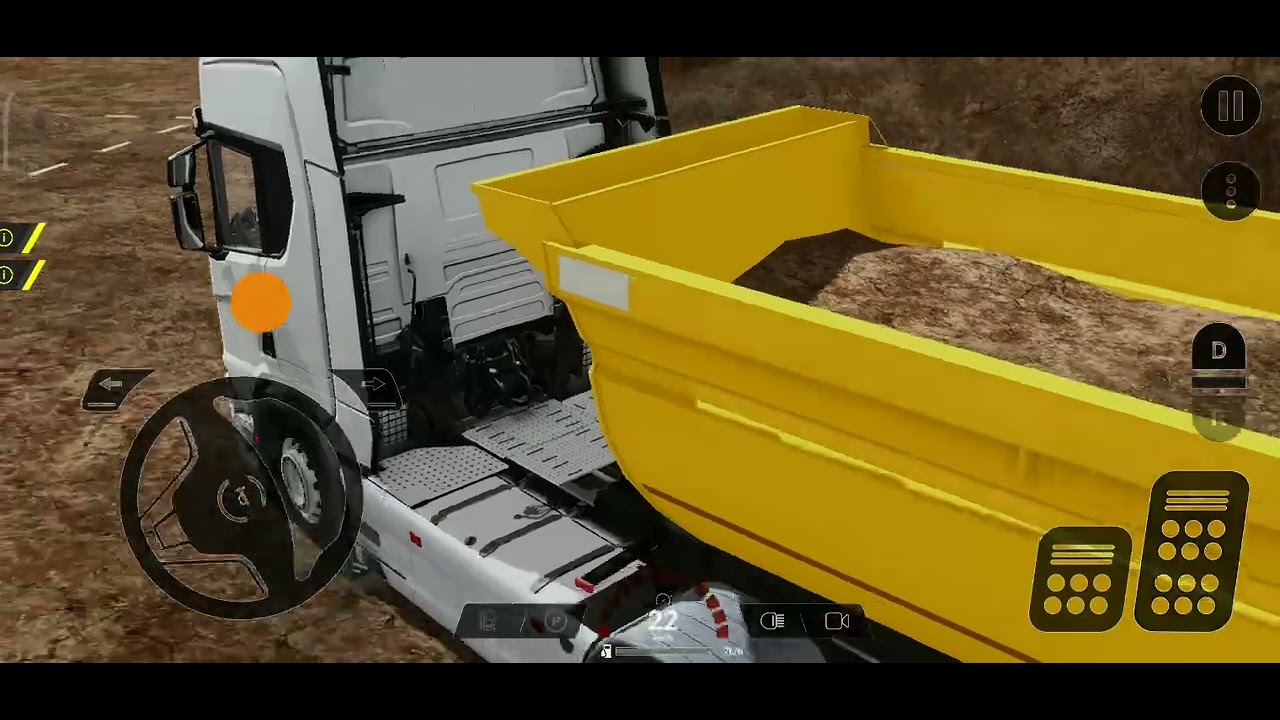 Heavy machine and mining game transport The Soil in Contruction site# ...