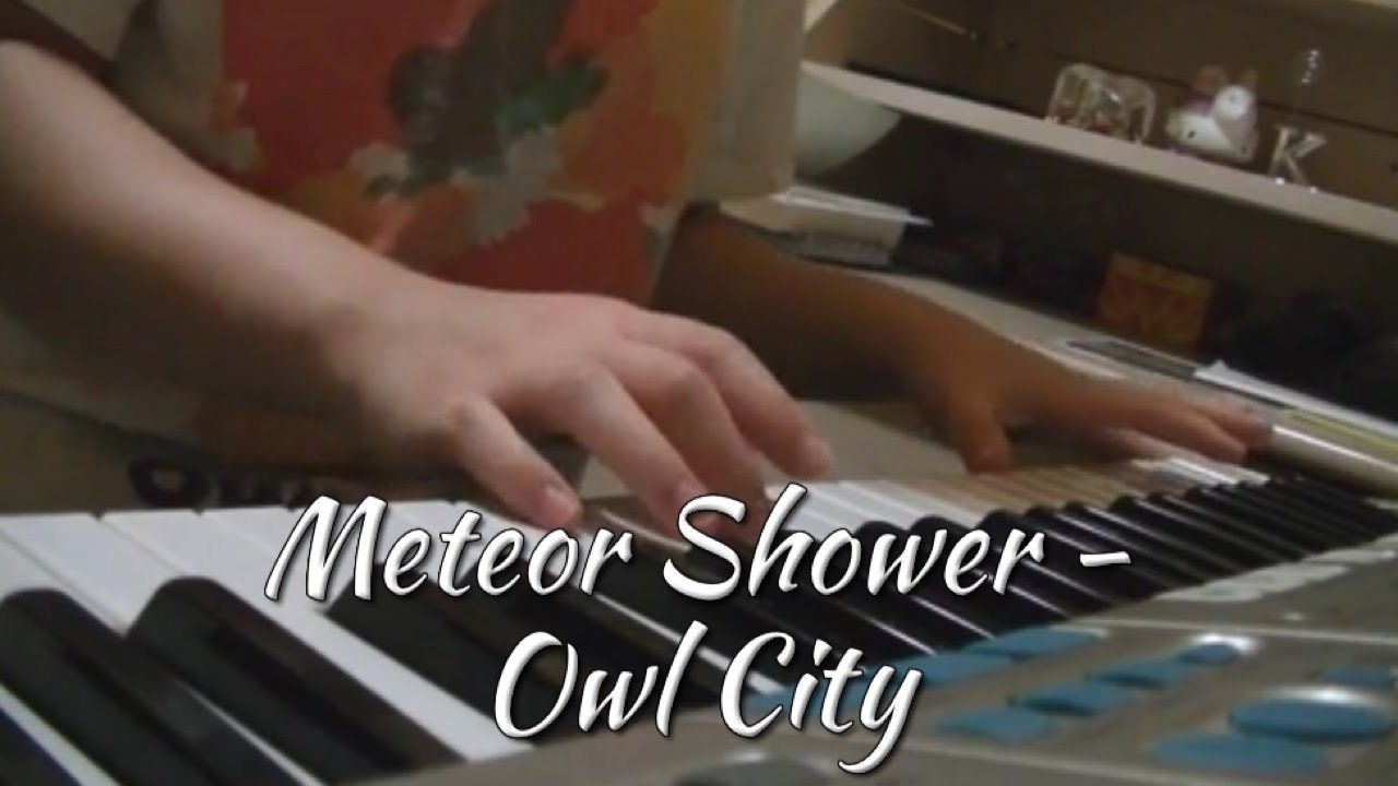 Meteor Shower - Owl City Piano Cover with lyrics - YouTube