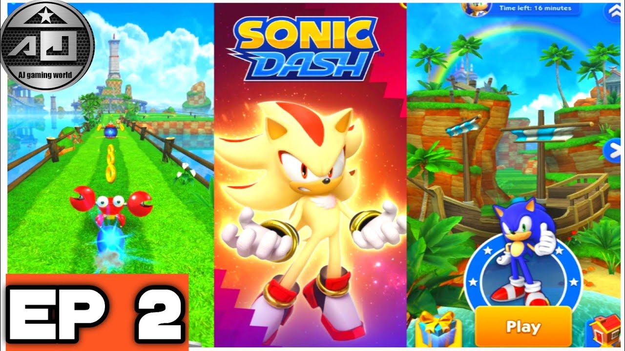 Sonic Dash - Super Sonic Gameplay #sonic dash #android (i0S) part 1(2 ...