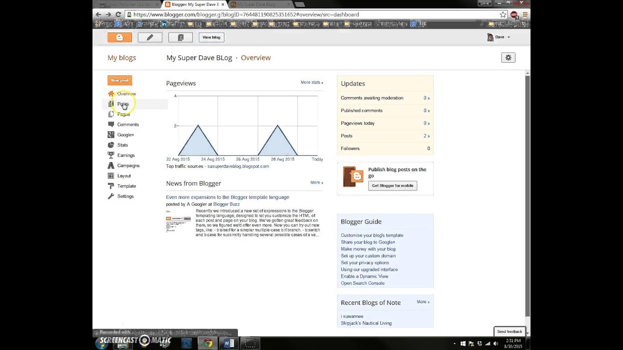 Google Blogger Intro - YouTube