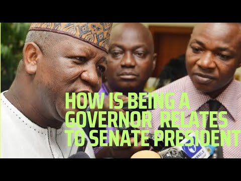 How Is being A Governor, Relates to Senate President - YouTube