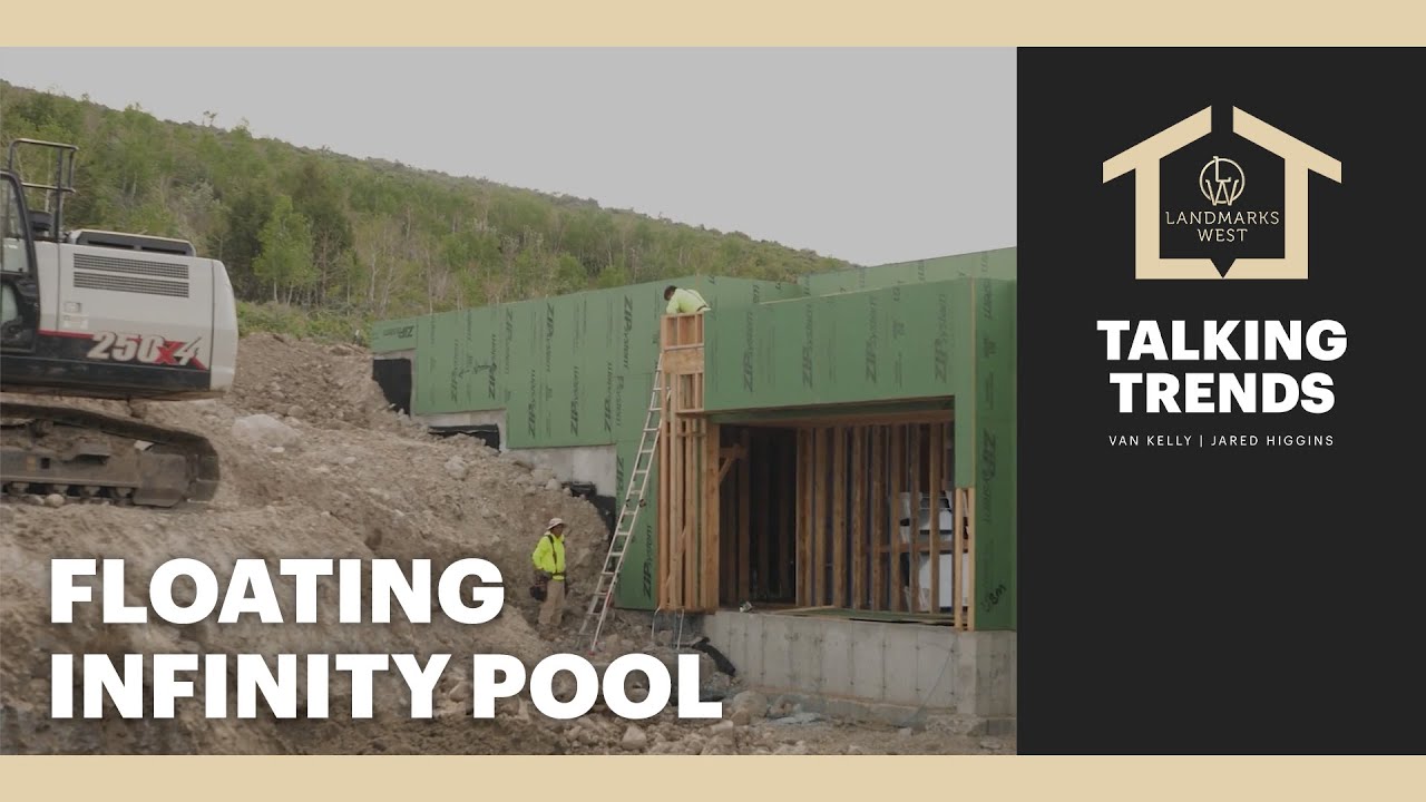 Floating Infinity Pool and Other Patio Features - YouTube