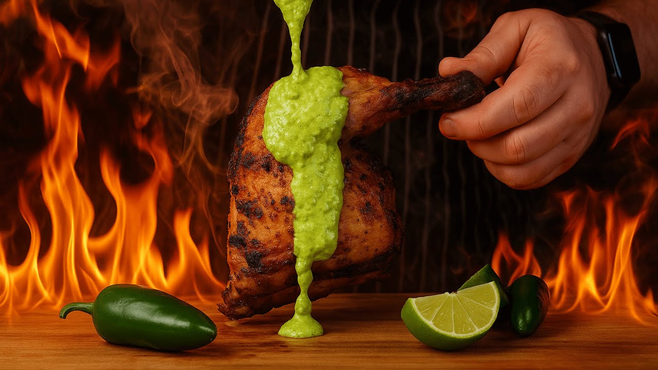 Peruvian Chicken Leg Quarters on the Weber Kettle - YouTube