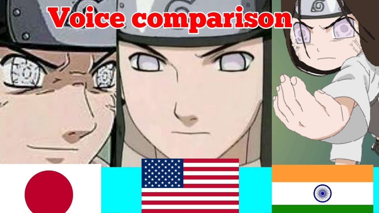 Neji voice comparison #anime #sonyyay #narutoonsonyyay - YouTube
