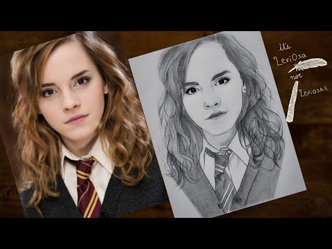 How to draw Hermione Granger from Harry Potter step by step | Emma Watson | YouCanDraw