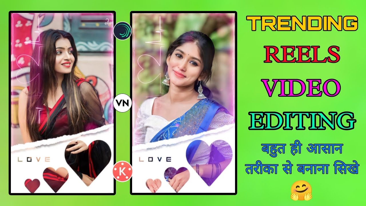 Trending Reels Video Editing | VN Status Video Editor Tutorial ...