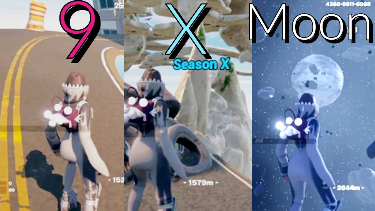 How to complete Only up Levels 9,X, Moon 🌙 Fortnite - YouTube