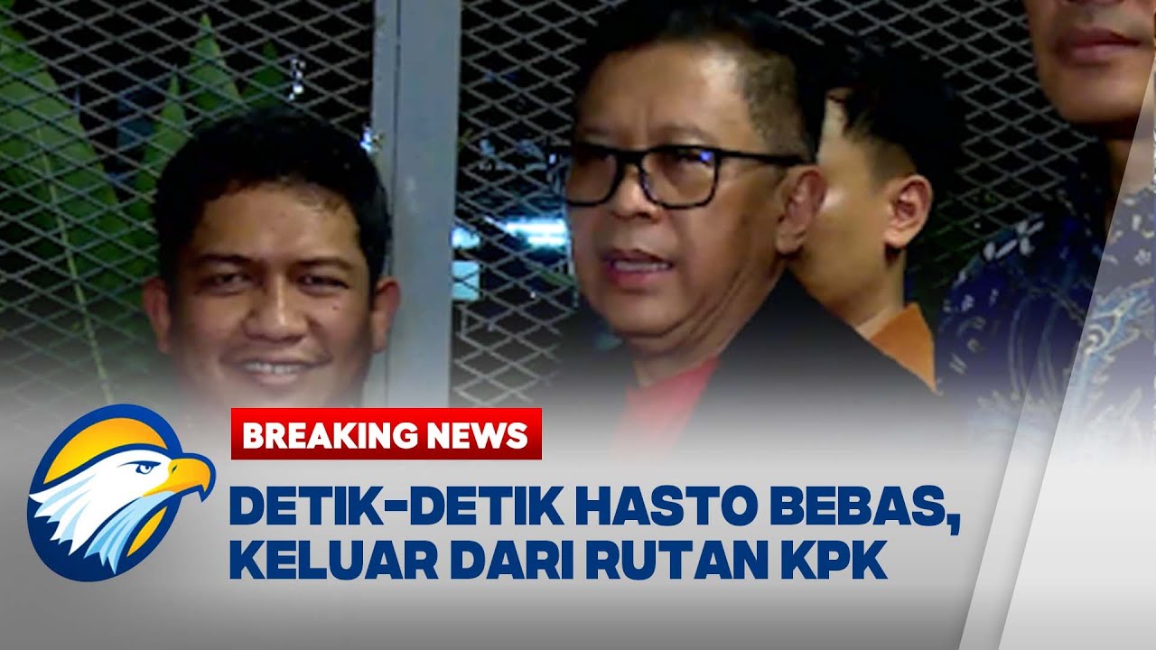 BREAKING NEWS - [FULL] Pernyataan Hasto Kristiyanto Usai Bebas Dari ...