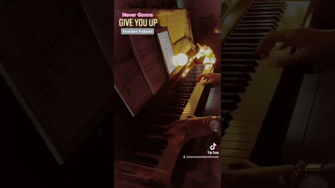 Rick Roll. Piano Cover + Sheet Music! - YouTube