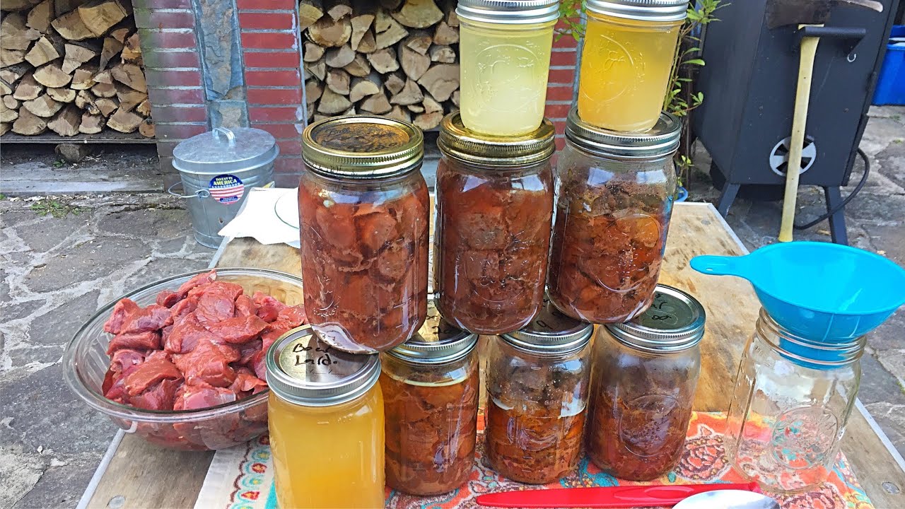 Pressure Canning Bear & Venison Meat STEP by STEP - YouTube