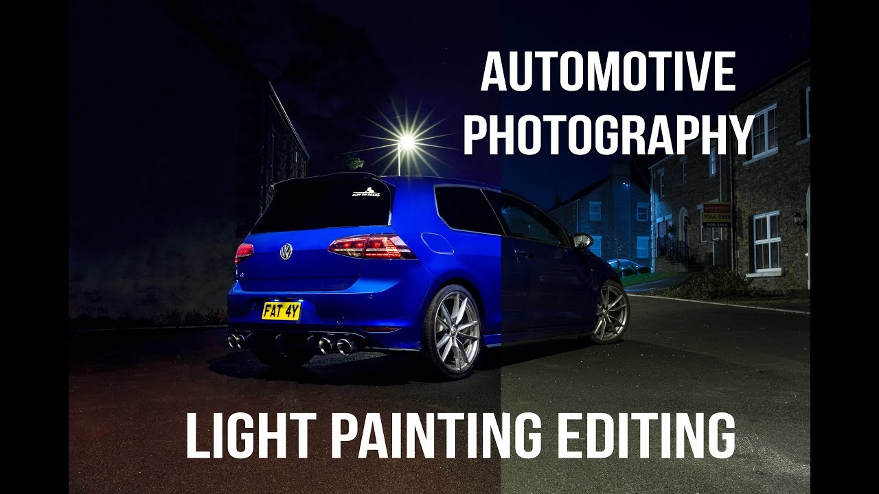 Car Photography: Light Painting Editing - YouTube
