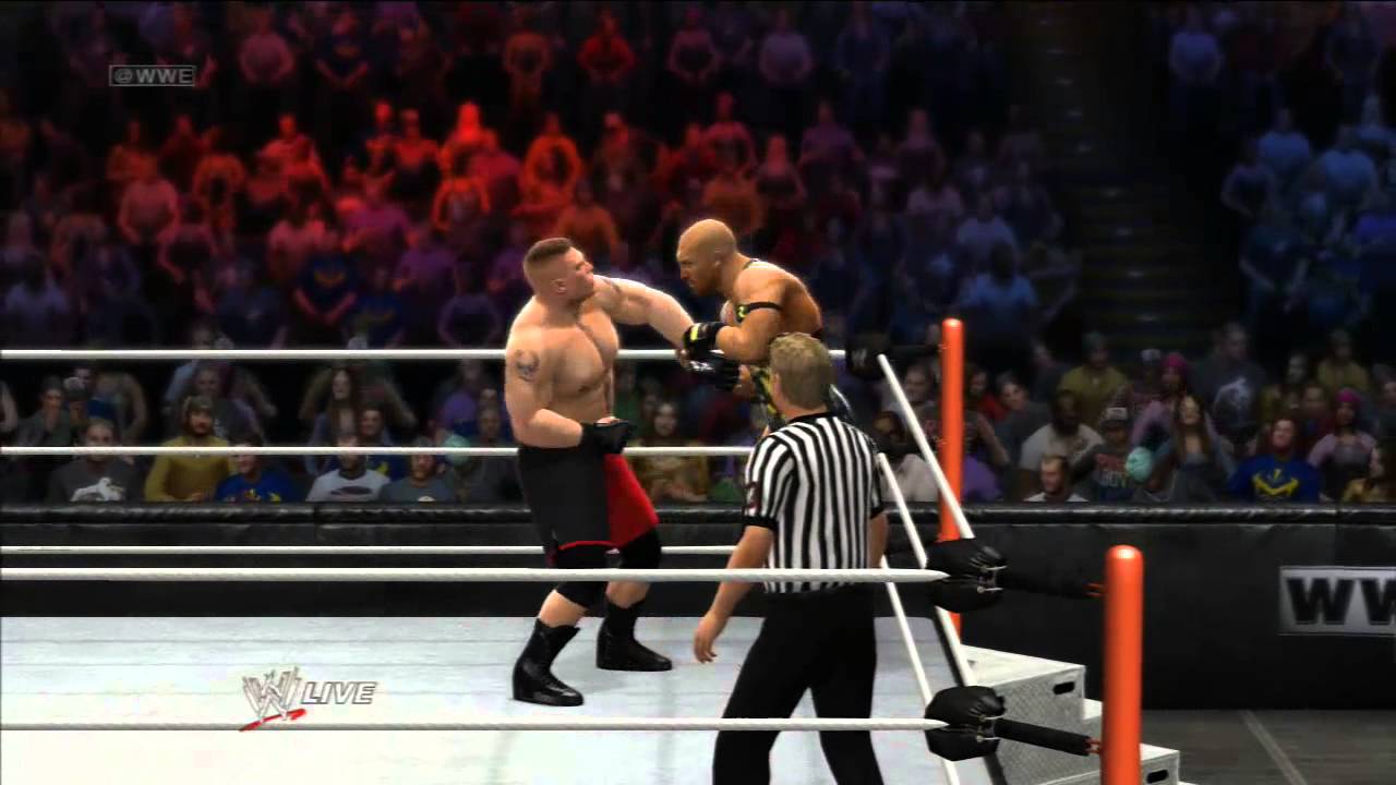 WWE'13 - Ryback vs Brock Lesnar (Fall Counts Anywhere) - YouTube