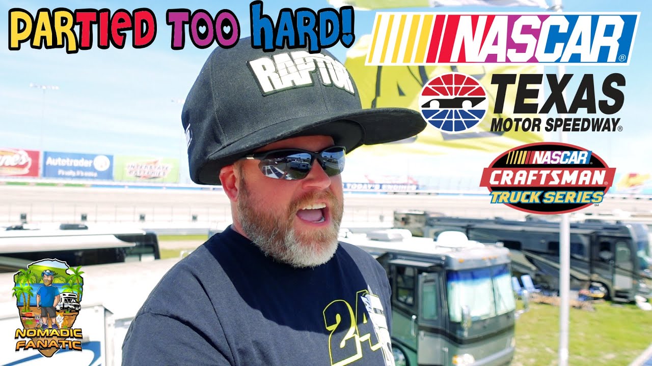 Nascar Craftsmen Series ~ Infield Camping ~ After Party Bus Tour! - YouTube