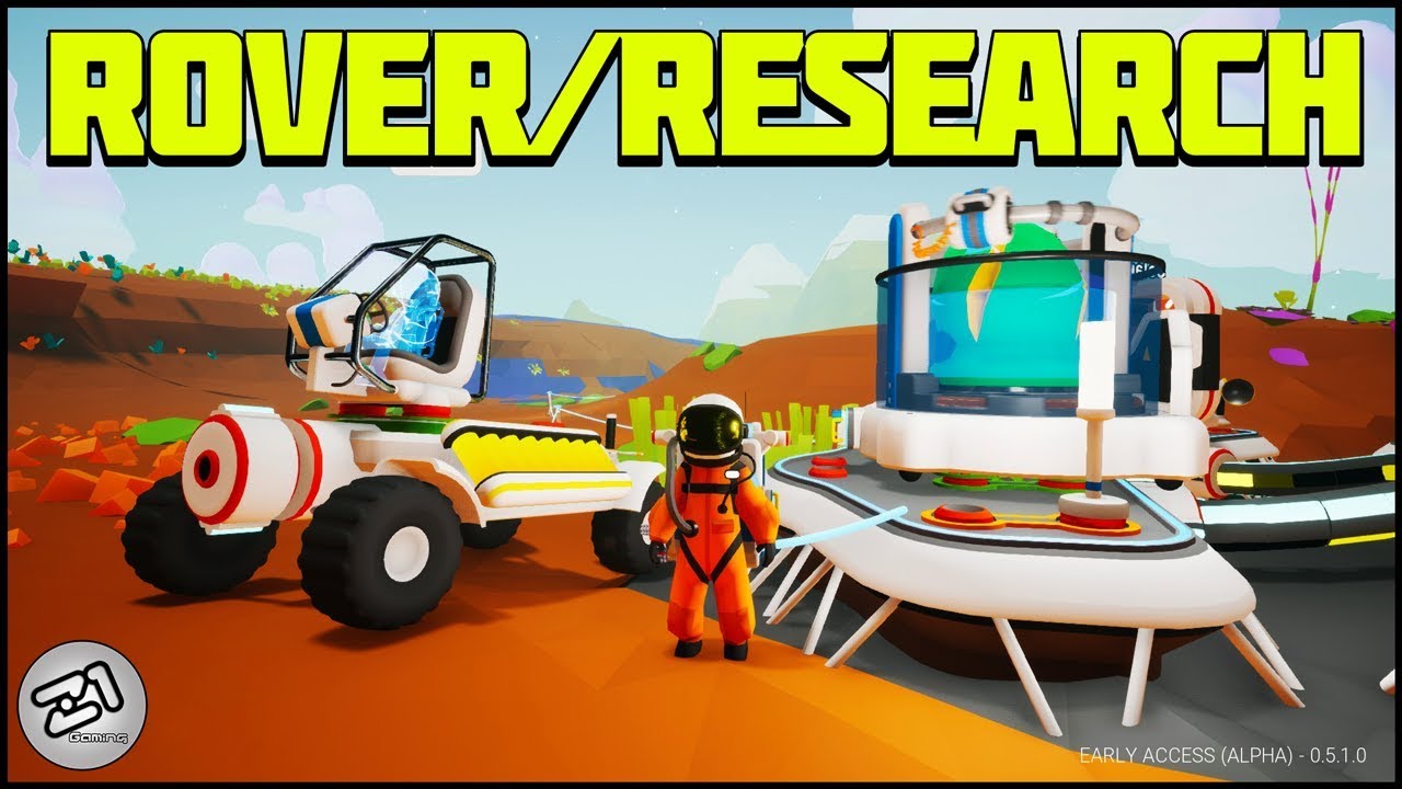 ROVERS and RESEARCH! Astroneer Episode 2 | Z1 Gaming - YouTube