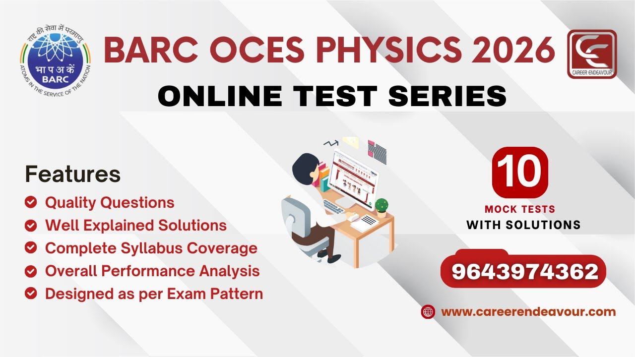 BARC OCES Physics Online Test Series 2026. #barcrecruitment - YouTube