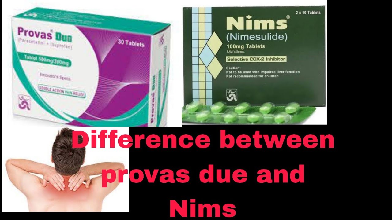 Provas due tablet use/ indication/ dosage/ dual pain killer treatment ...