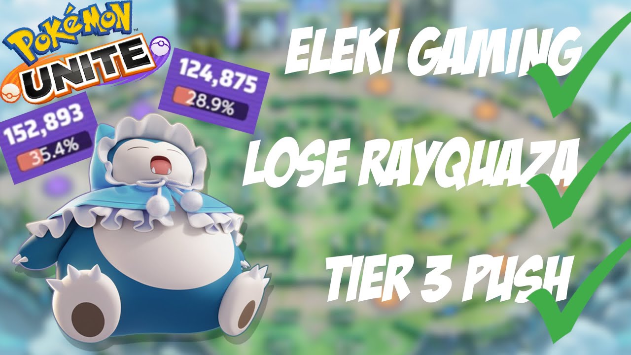 One of the BEST Snorlax Heavy Slam/Block Games EVER - Pokemon Unite ...