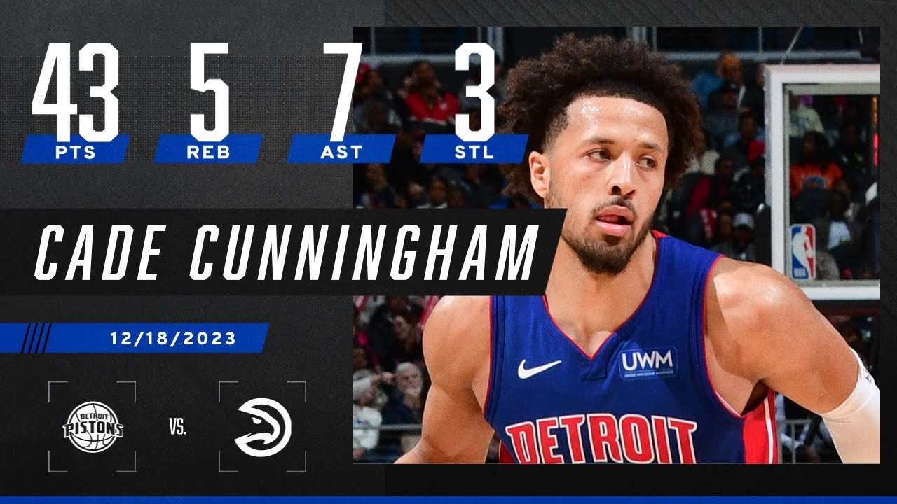 Cade Cunningham NEW CAREER HIGH not enough as Pistons lose 24th ...