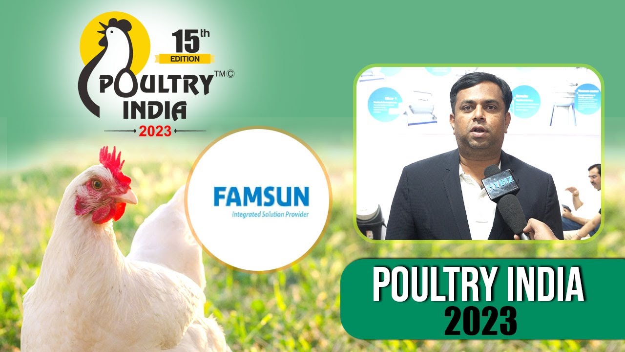 Latest Pellet Machine For Poultry | Famsun | Poultry India 2023 | Hybiz ...