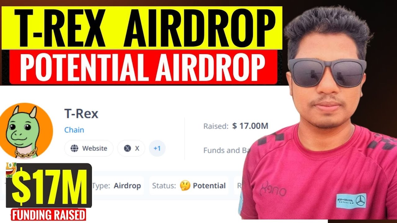 T-Rex New Potential Airdrop Full Guide |T Rex Airdrop Collect Badges. JOIN EARLY PHASE .$17.00M ...