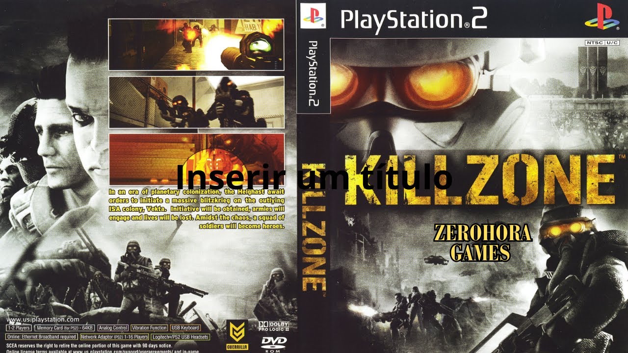 KILLZONE PS2 EM FORMATO ISO (JOGOS DE PLAYSTATION 2) #ps2 #killzone - YouTube