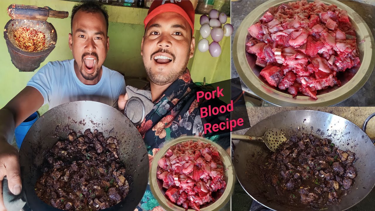 Cooking Pork Blood Fry Recipe | Pork bhutuwa Recipe | Pig Bhutan | Pork ...
