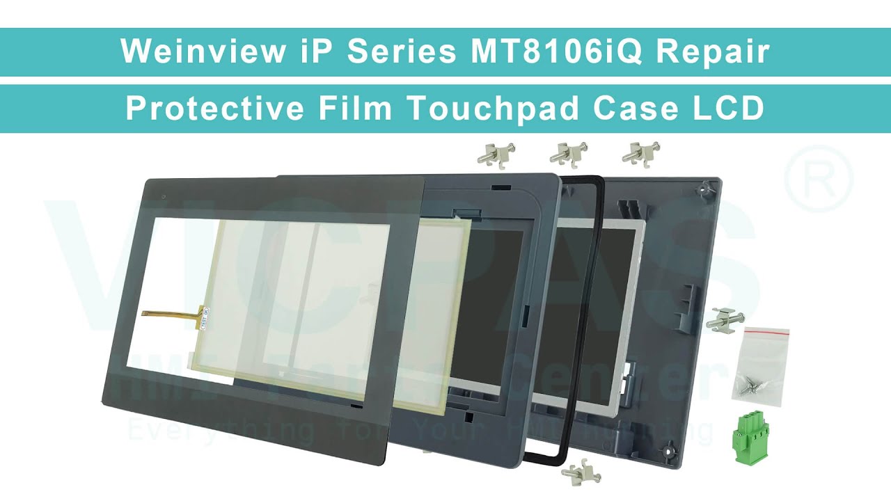 Weinview MT(iP) Series MT8106iQ Protective Film HMI Panel Glass LCD ...