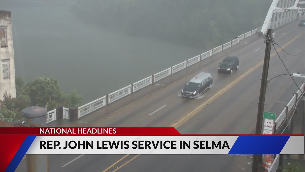 John Lewis to make final journey across Edmund Pettus Bridge in ...