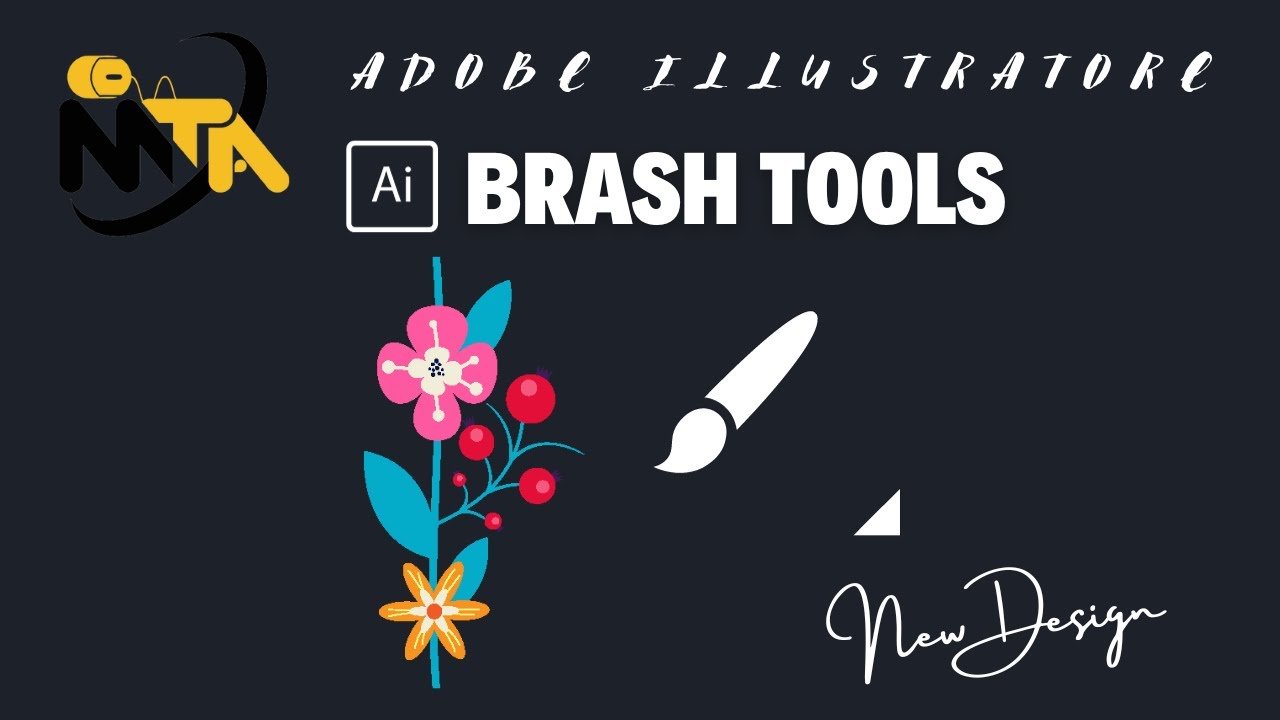 Brash tools In Adobe Illustratore - YouTube