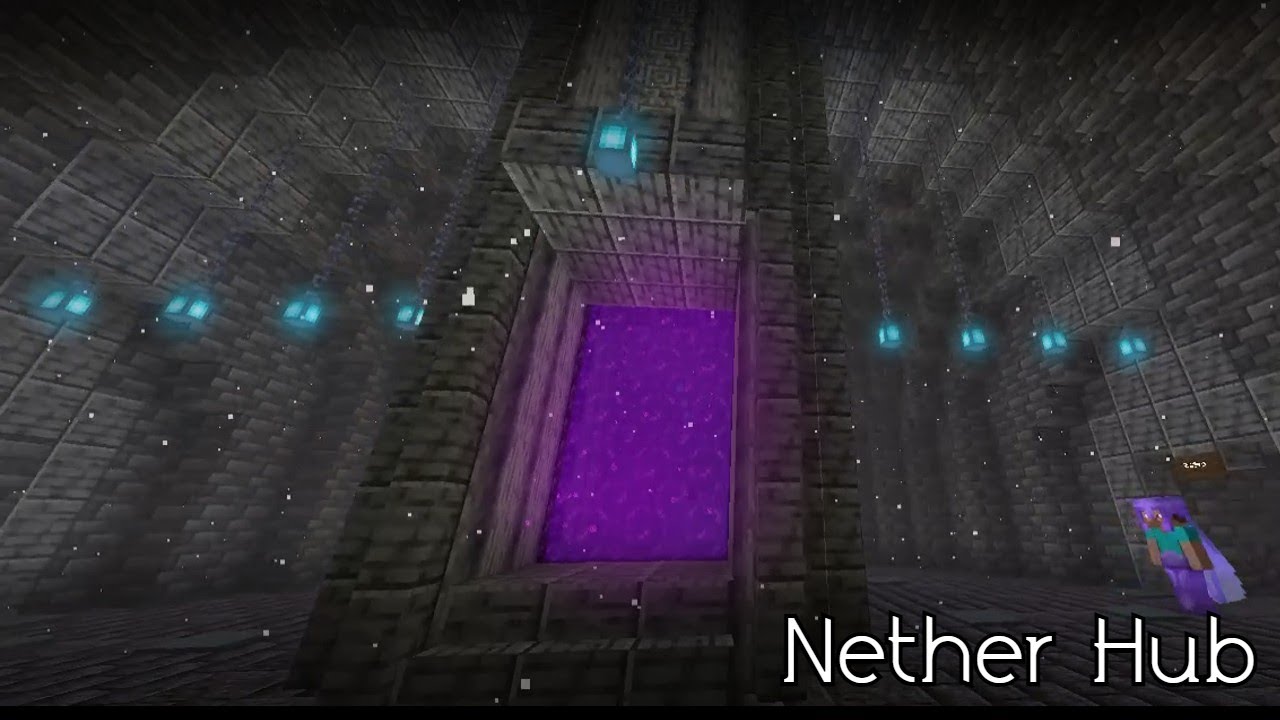 Decoração de Nether Hub - Minecraft - YouTube