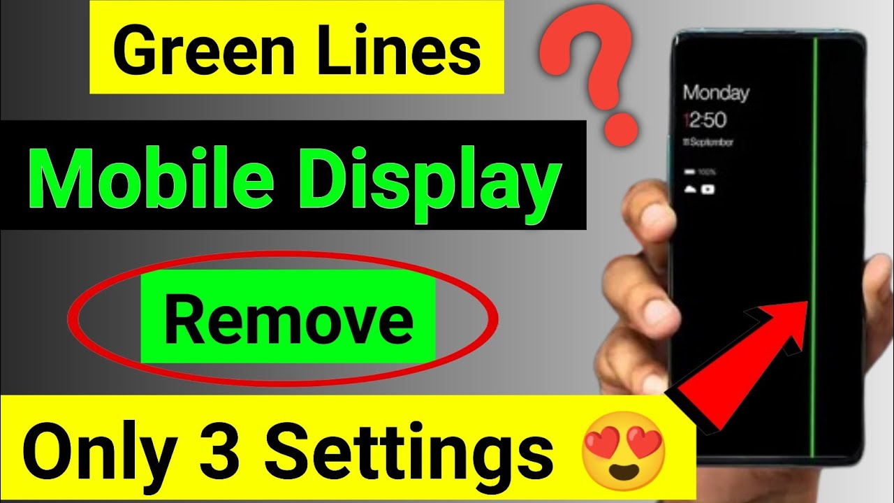 🔥display single line problem | green line on phone screen || how to ...