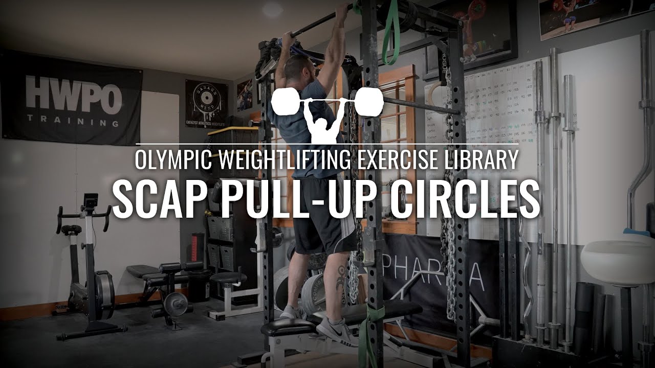 Scap Pull-up Circles | Olympic Weightlifting Exercise Library - YouTube