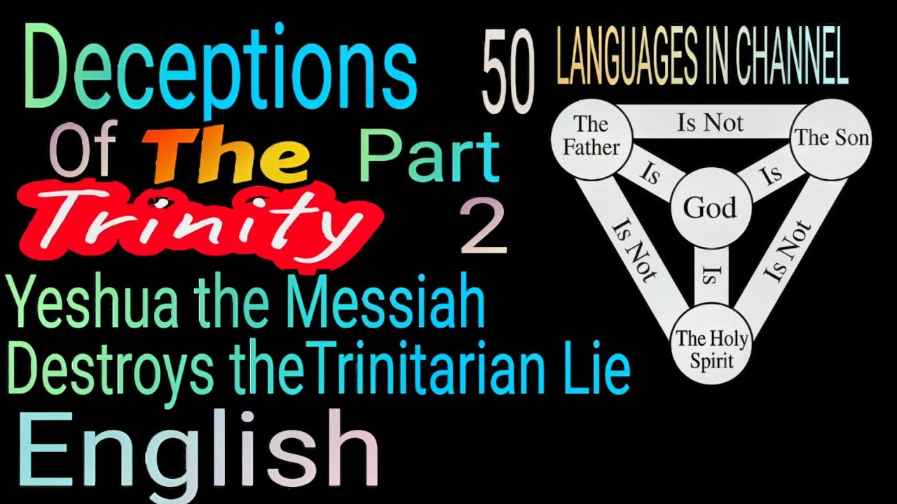 Pt 2 The Trinity Deceptive Teachings | Yeshua the Messiah destroys the ...