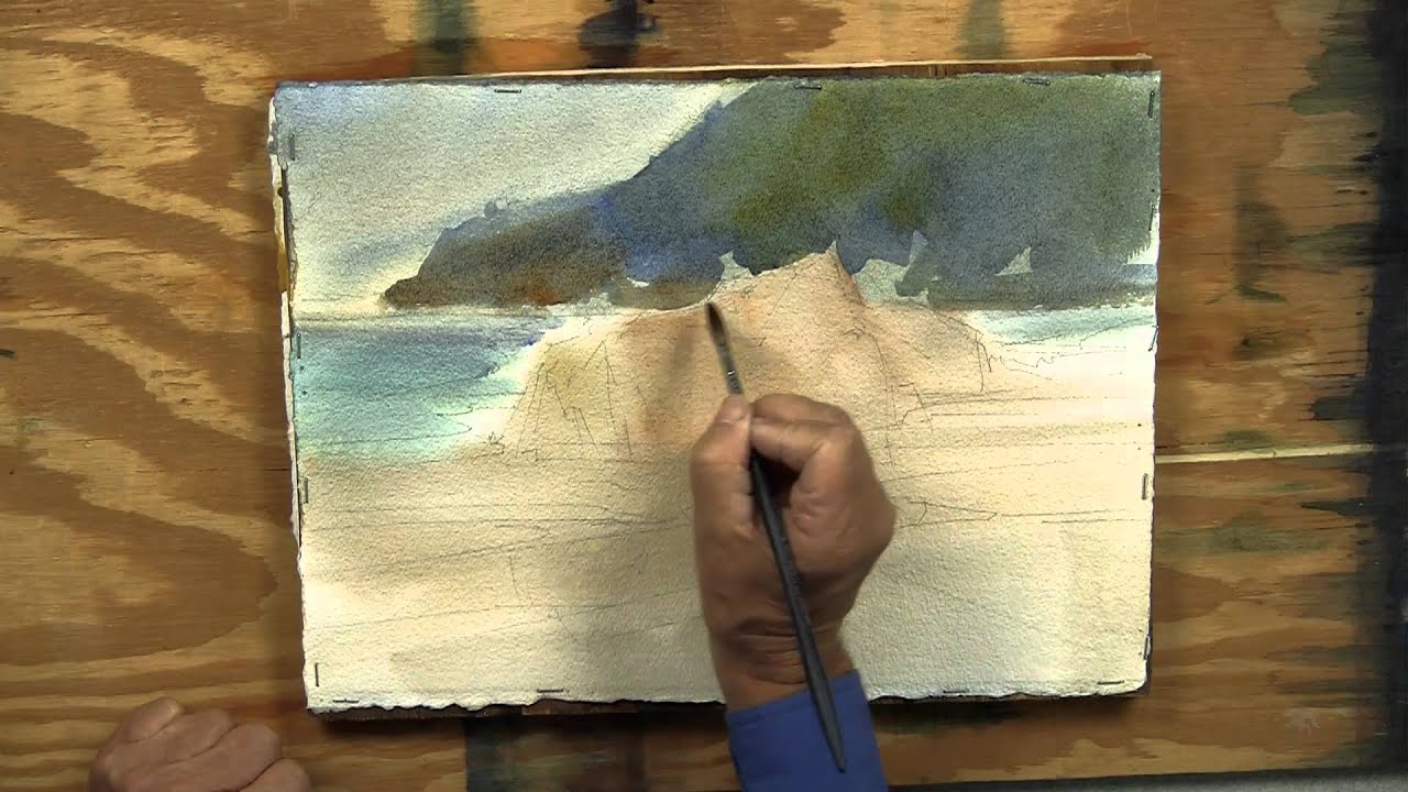 Adding Subtle Transitions to your Landscape Painting - YouTube