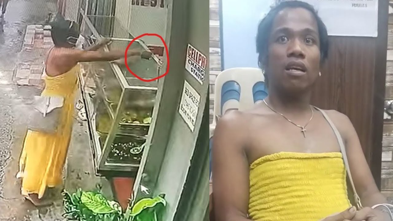Otlum Peejay Dela Cruz huli sa CCTV ang pagdampot sa cellphone - YouTube