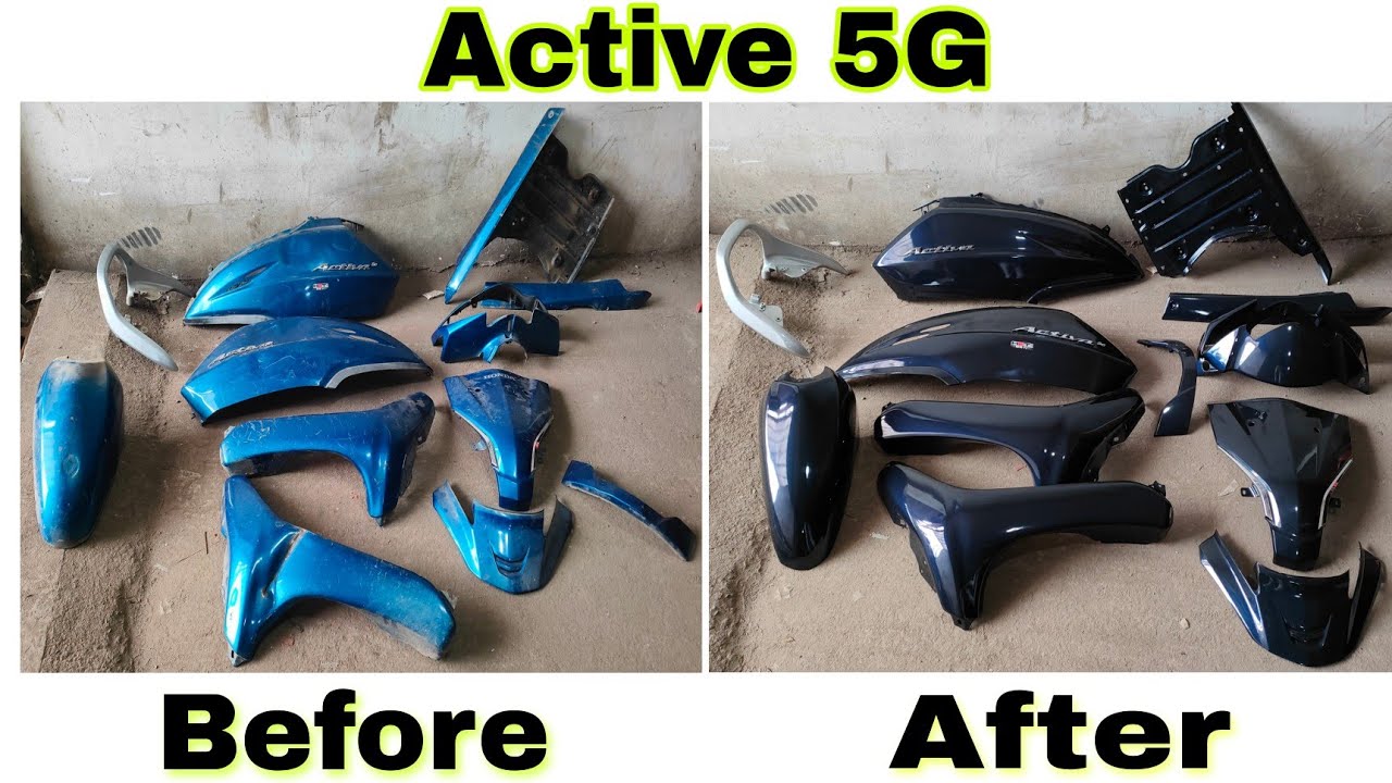 Honda Active 5g | Restoration |Colour change | Active 6g Primium ...