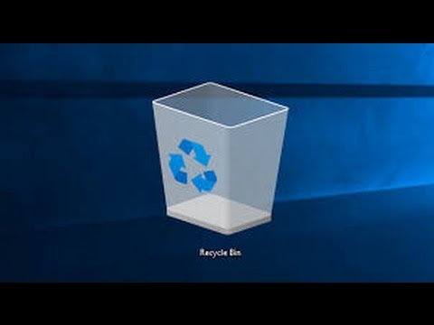 Windows 10 - How to show recycle bin icon on desktop - YouTube