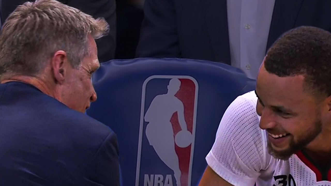 Steve Kerr in Awe of Steph Curry's Shooting | 01.28.17 - YouTube
