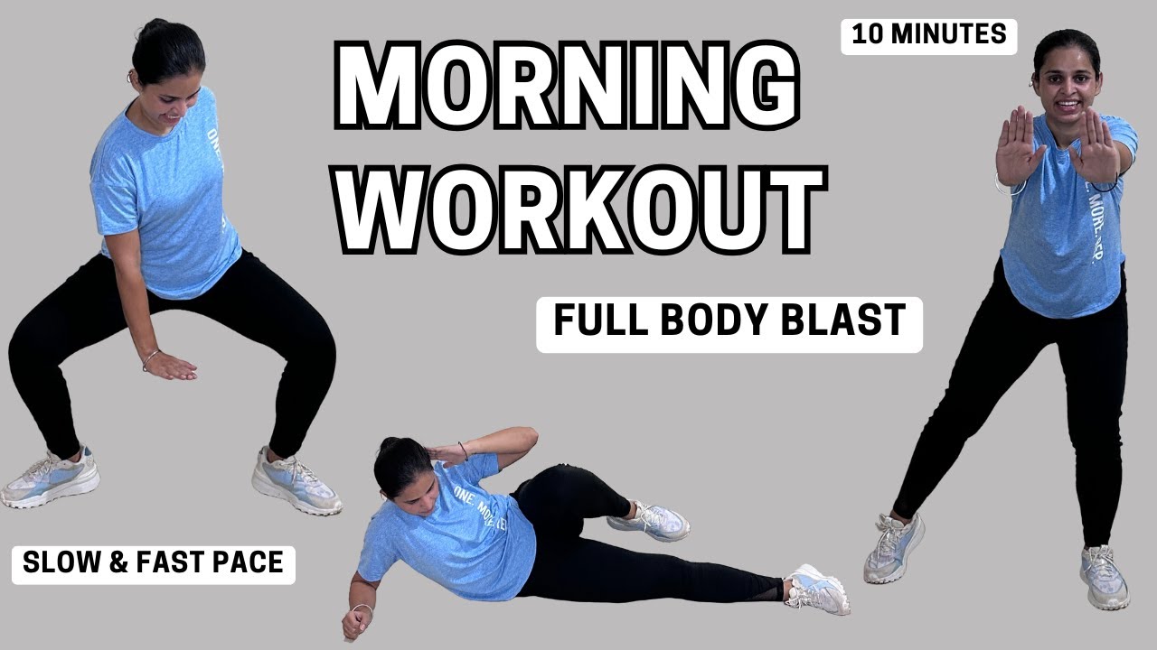 Morning Full Body Routine Workout | Slow & Fast-Paced Combo 🌅💪 - YouTube