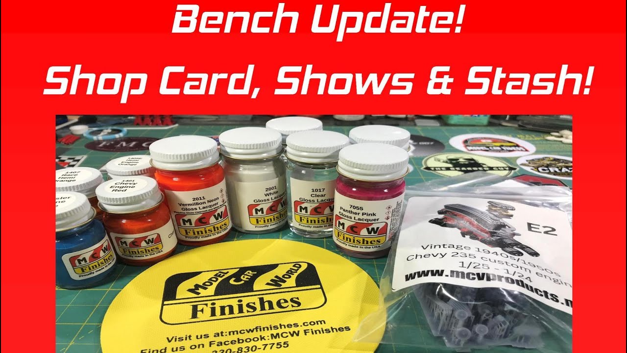 Bench Update! Shop Card, Show Flyers, and Stash! - YouTube
