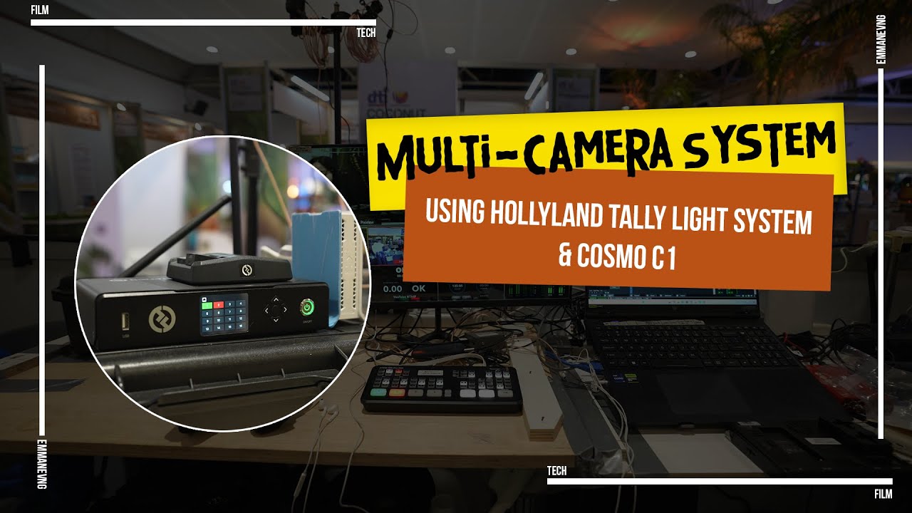 Multi-Camera setup with Hollyland Tally Light system [English-Tagalog ...