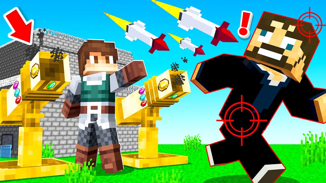 CREATING the INFINITY DEFENSE BASE in INSANE CRAFT! - YouTube